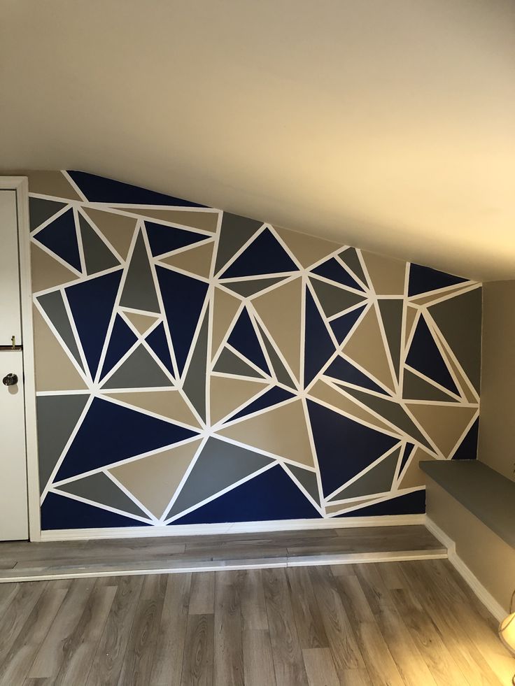 Top 10 geometric statement murals ideas for home decor