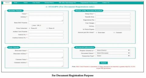 IGRS Telangana Online market value searches for EC Telangana