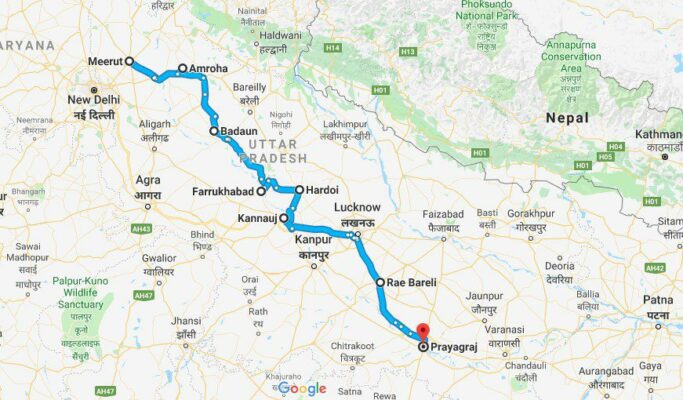 Ganga Expressway: Route, map, and major cities