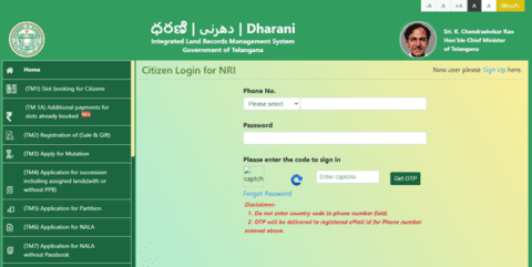 Dharani Portal Telangana - Guide to Managing land records online