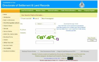 Goa Land Records : Search Land Survey Map Goa, Form and 14 & more
