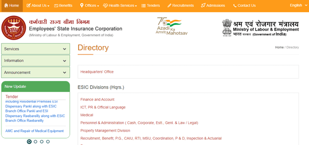 ESIC portal employer and employee login and registration