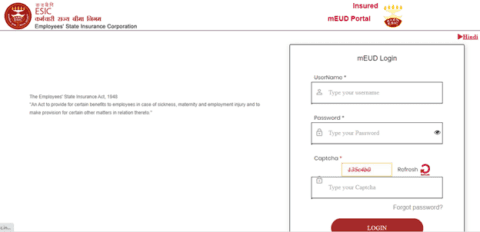ESIC portal employer and employee login and registration
