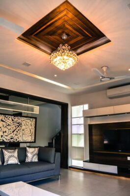20 attractive double fan POP design ideas for your home 2024
