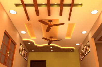 20 attractive double fan POP design ideas for your home 2024