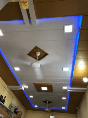 20 attractive double fan POP design ideas for your home 2024