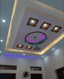20 attractive double fan POP design ideas for your home 2024