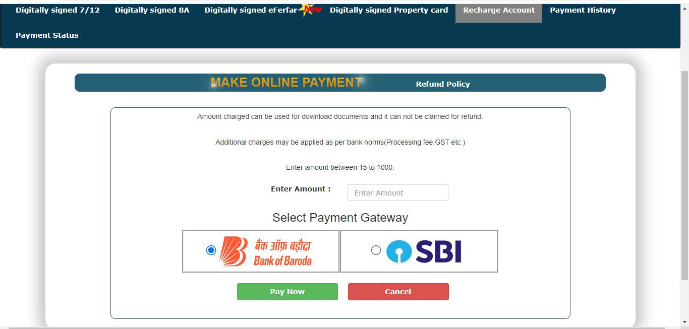 Mahabhulekh 7/12 land records 2024