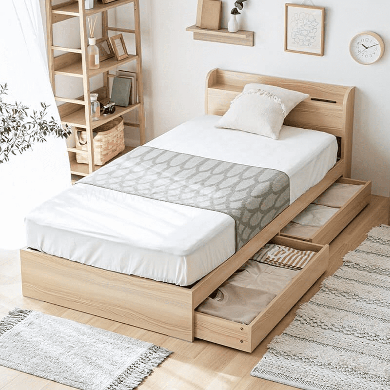 Designer Single Bed Stylish, Comfortable for a Modern Home