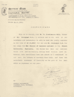 Submission of application for Solvency certificate: Procedure