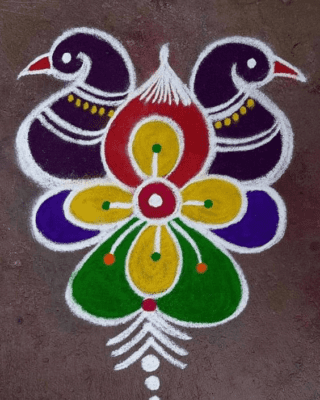 Pongal Kolam designs for your home