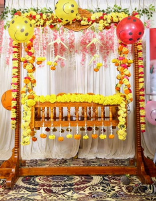 Homemade naming ceremony decoration ideas for home