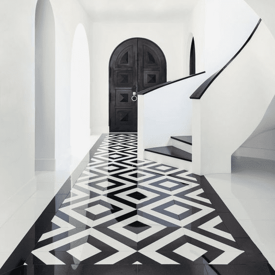 White Tiles for Floor Design Ideas for your Aesthetic Home