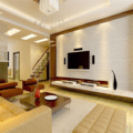 Top TV background design ideas for living room