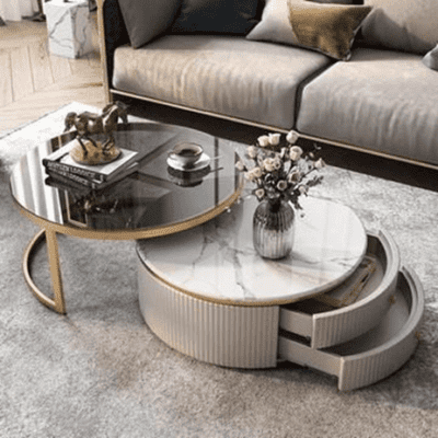 Glass New Design of Center Table for Your Home
