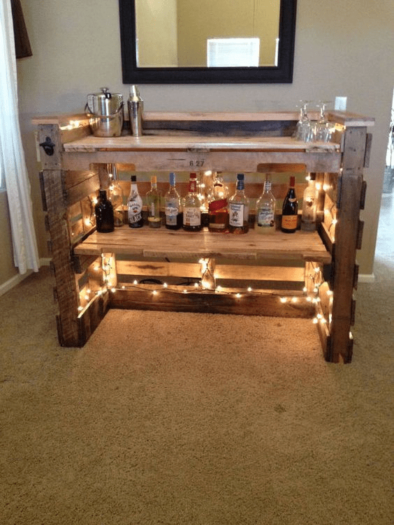 Trendy bar counter designs for party lovers