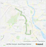 450 bus route Delhi: Timings, map and fare