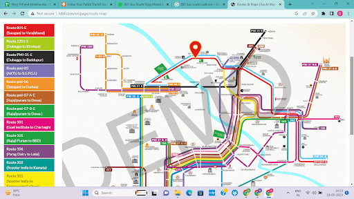 801 bus route Lucknow: Timing, schedule, stops, fare
