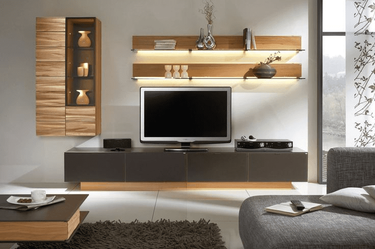 Wall Mounted TV Design Amazing Beautiful Living Room Ideas