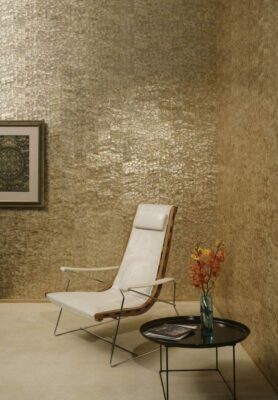 Gold Living Room Wallpaper Designs Ideas For your Home