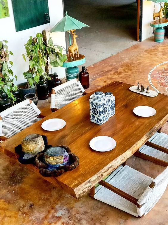 Dining table design trends 2024