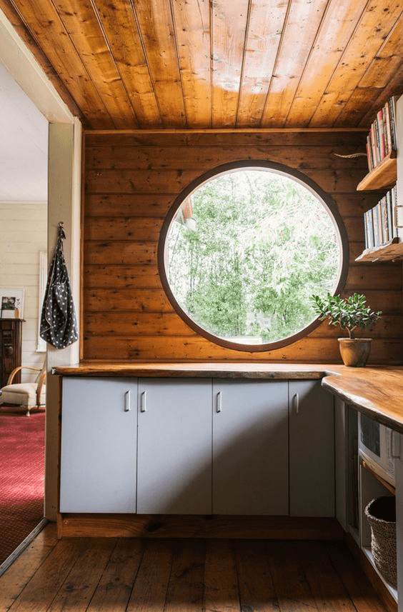 Wooden Window Design Without Glass for Proper Ventilation