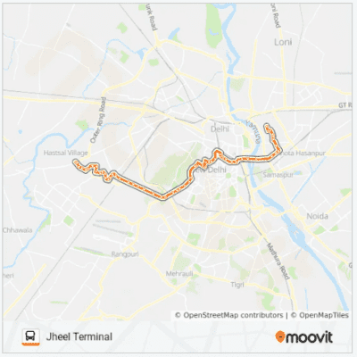 703 bus route Delhi, route map, fare and timings