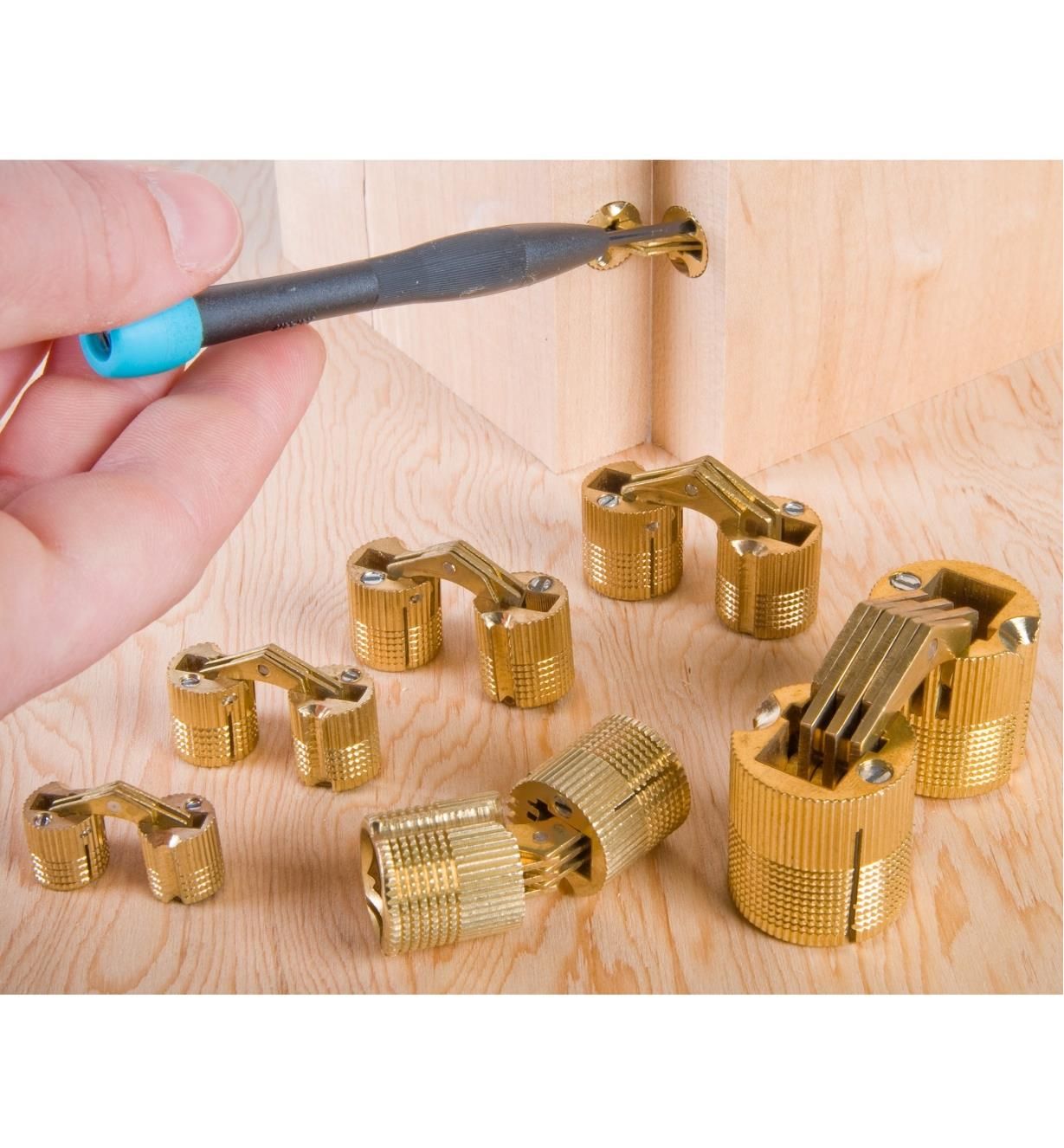 Different types of hinges commonly used in homes