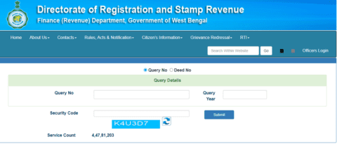 Basics of deed number searches and stamp duty in West Bengal