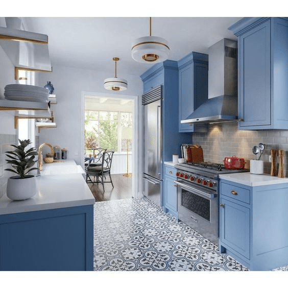 Blue Kitchen Design Ideas to add a Vibrant Look