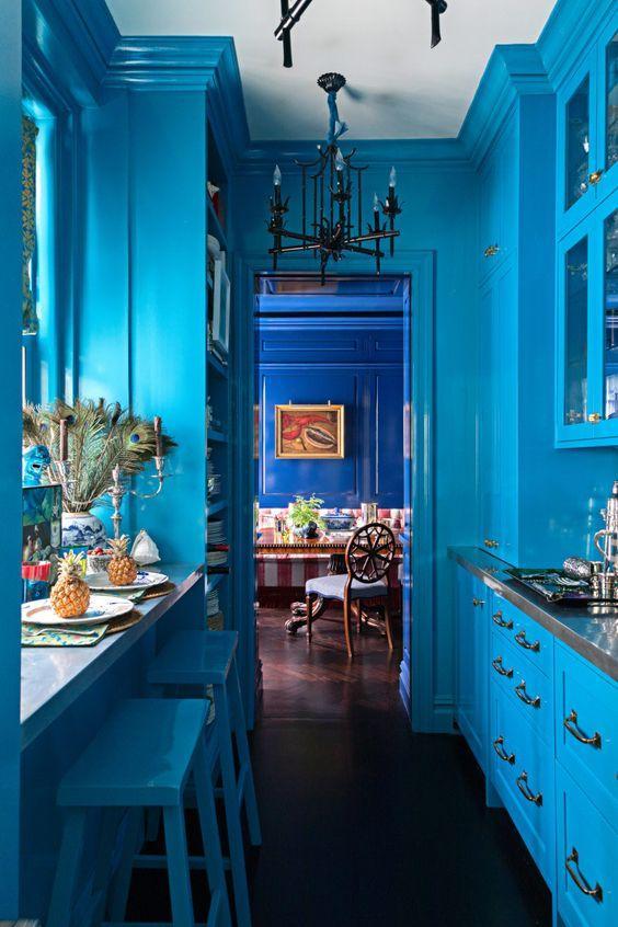 Blue kitchen design ideas to add a vibrant look to your cooking area