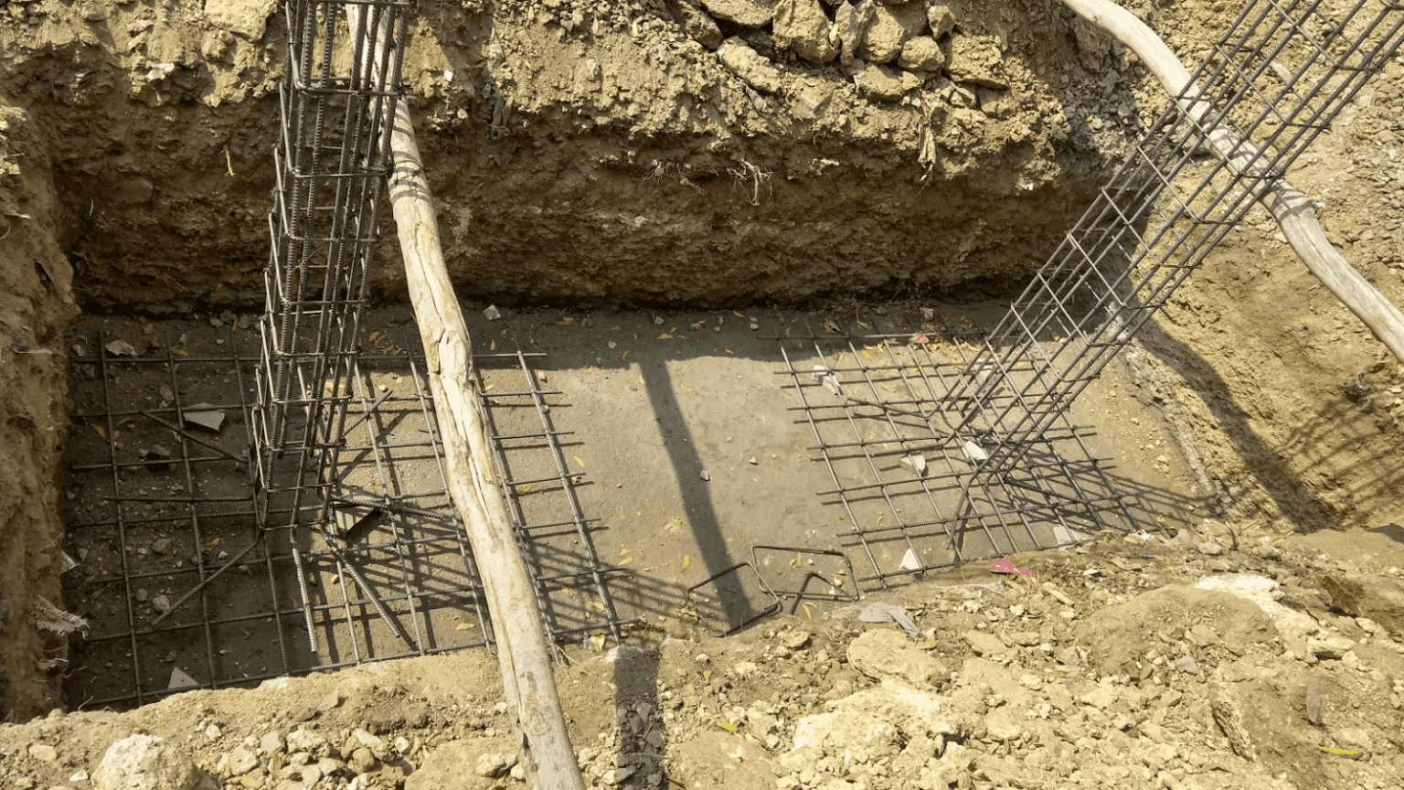 Types of footing used in construction