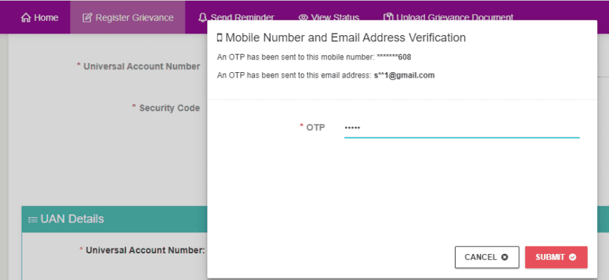 EPF PAN Verification Failed Error in UAN Portal: How to correct it?