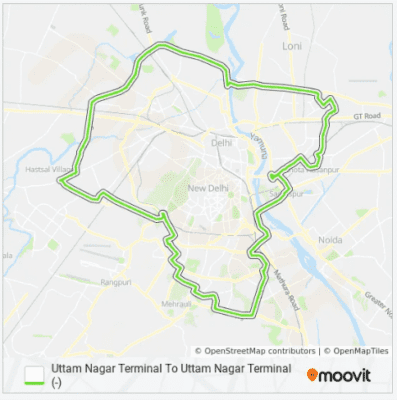 OMS bus route Delhi: Stops, fare and timing