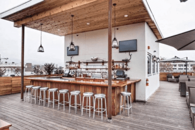 Small Rooftop Bar Design for your Home