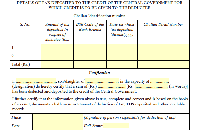 TDS certificate: Types, format and online download process