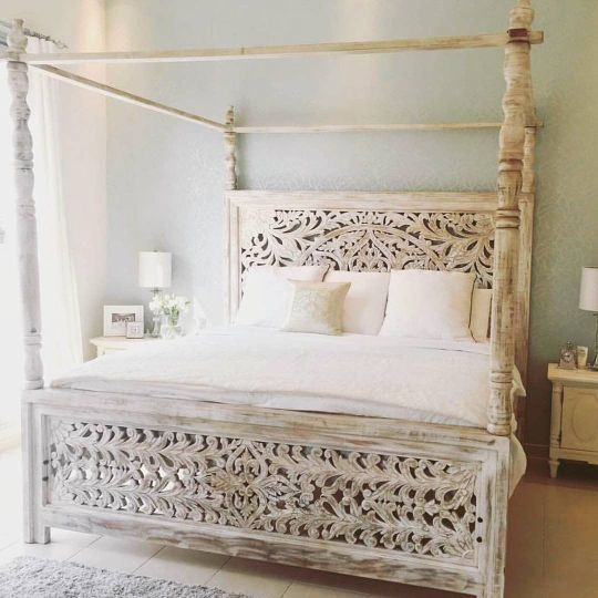 White Bed Design for a Dreamy Bedroom
