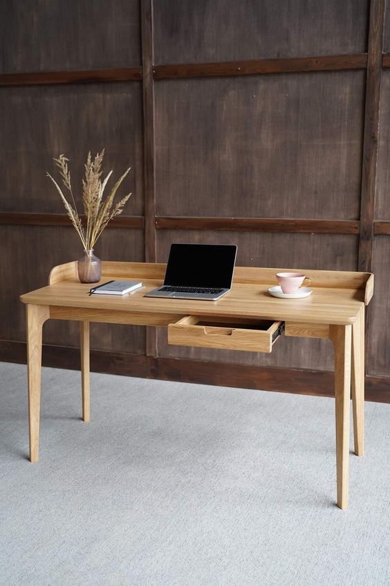 Wood computer table design ideas for home