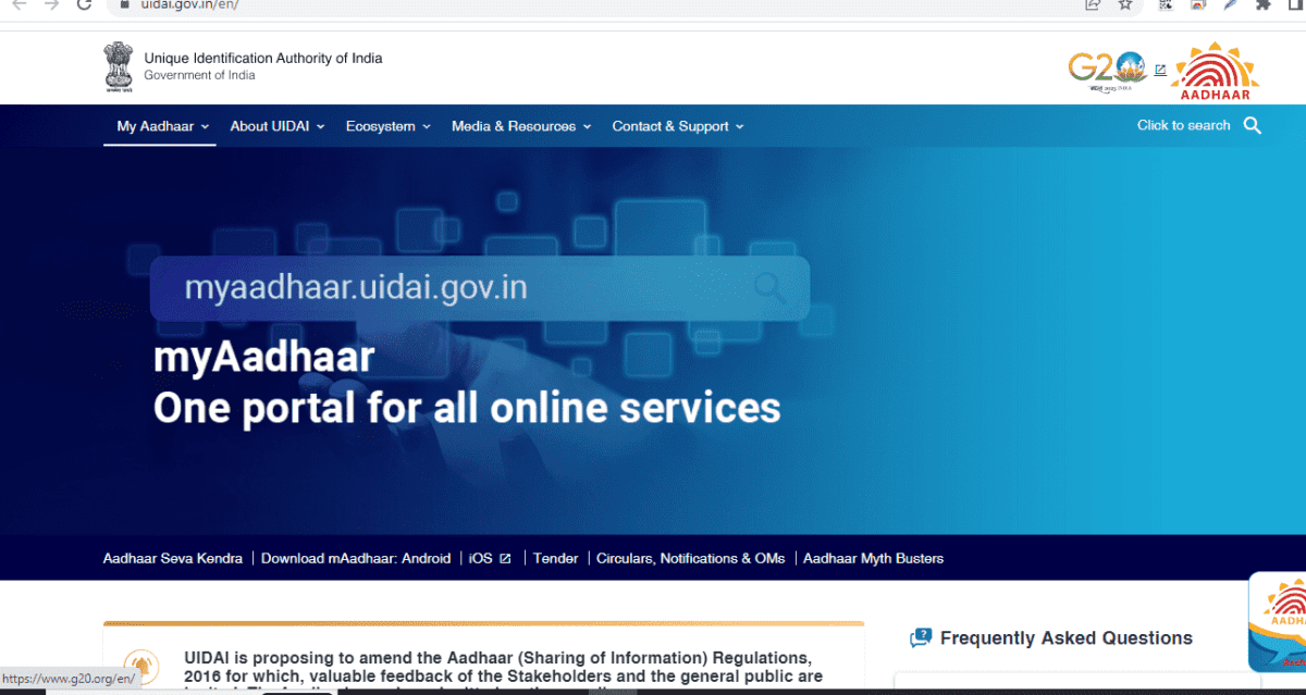 Process To Book Appointment For Aadhaar Sewa Kendra Online