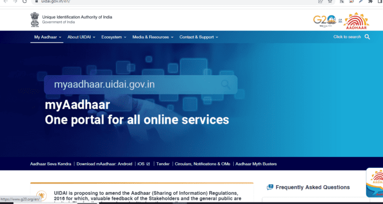 Process to book appointment for Aadhaar Sewa Kendra online