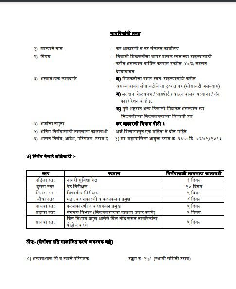 Proof of self-occupancy required for PMC tax rebate