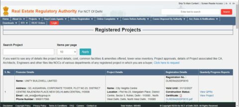 RERA Delhi: Registration process, eligibility and fees