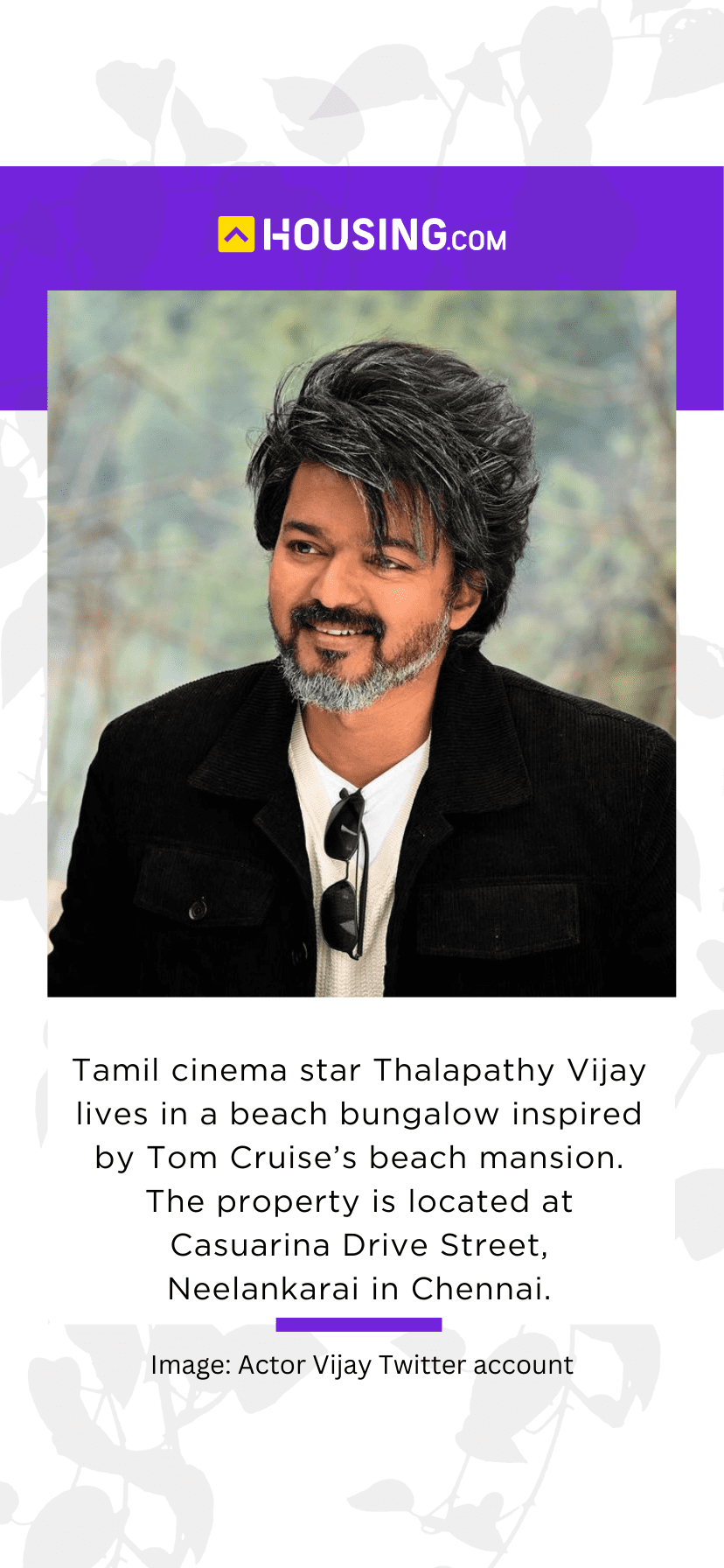 Interesting facts about Actor Vijay Thalapathy’s House in Chennai ...