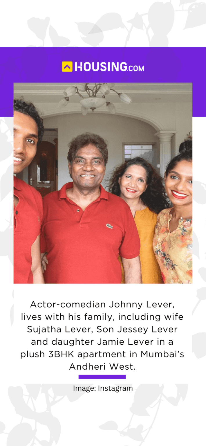 An inside look of Johnny Lever’s house in Mumbai | Housing News