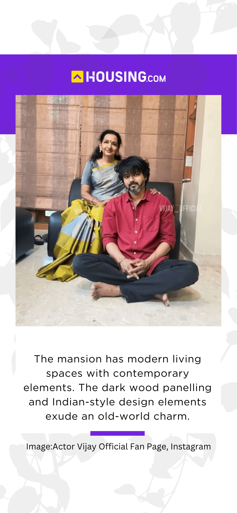 Interesting facts about Actor Vijay Thalapathy’s House in Chennai ...