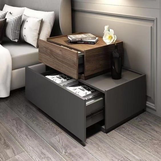 Stylish bedside table designs for your bedroom decor
