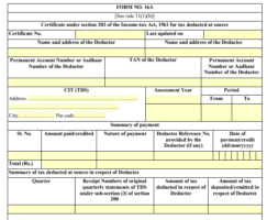 TDS certificate: Types, format and online download process