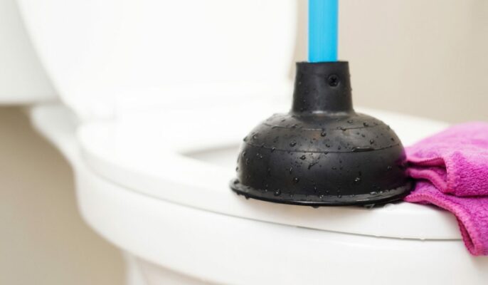 How to unclog a clogged toilet?