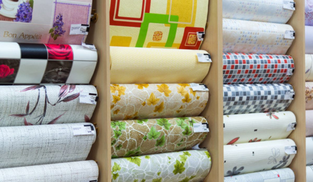 Check out some well-known wall paper shops in the city.