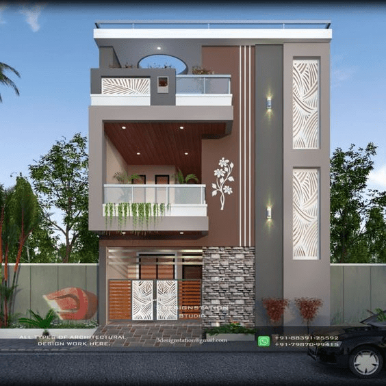 10 house front elevation flower design ideas to check out